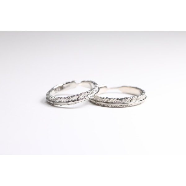 フェザーリング(3mm)[ペア]｜Pt900/K18WG｜ buff(バフ)