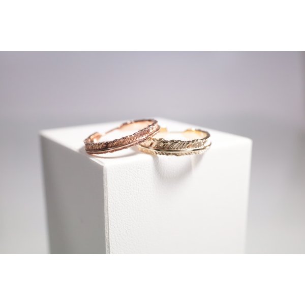 フェザーリング [ペア] K10PG 3mm K10YG 4mm buff(バフ)